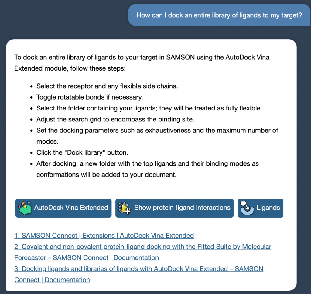 Getting help about anything from SAMSON AI – SAMSON Blog