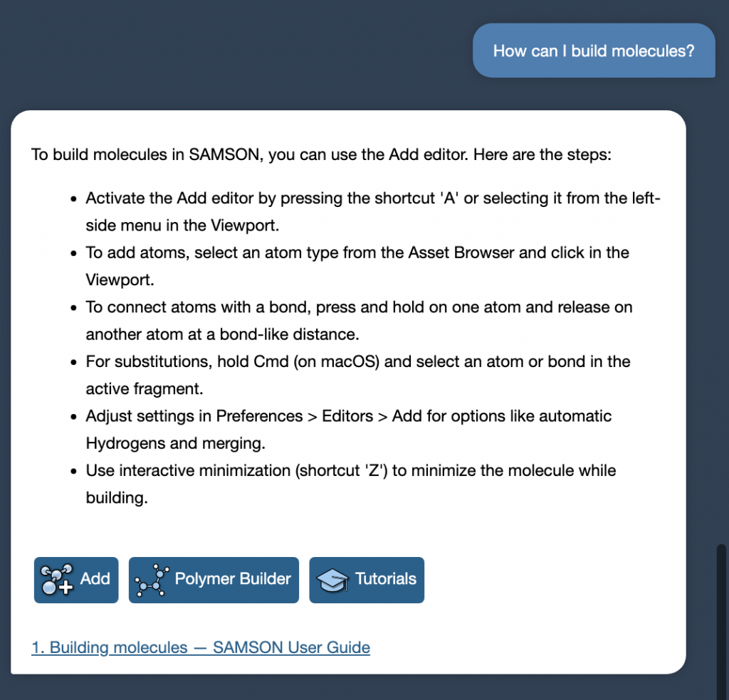 Getting help about anything from SAMSON AI – SAMSON Blog